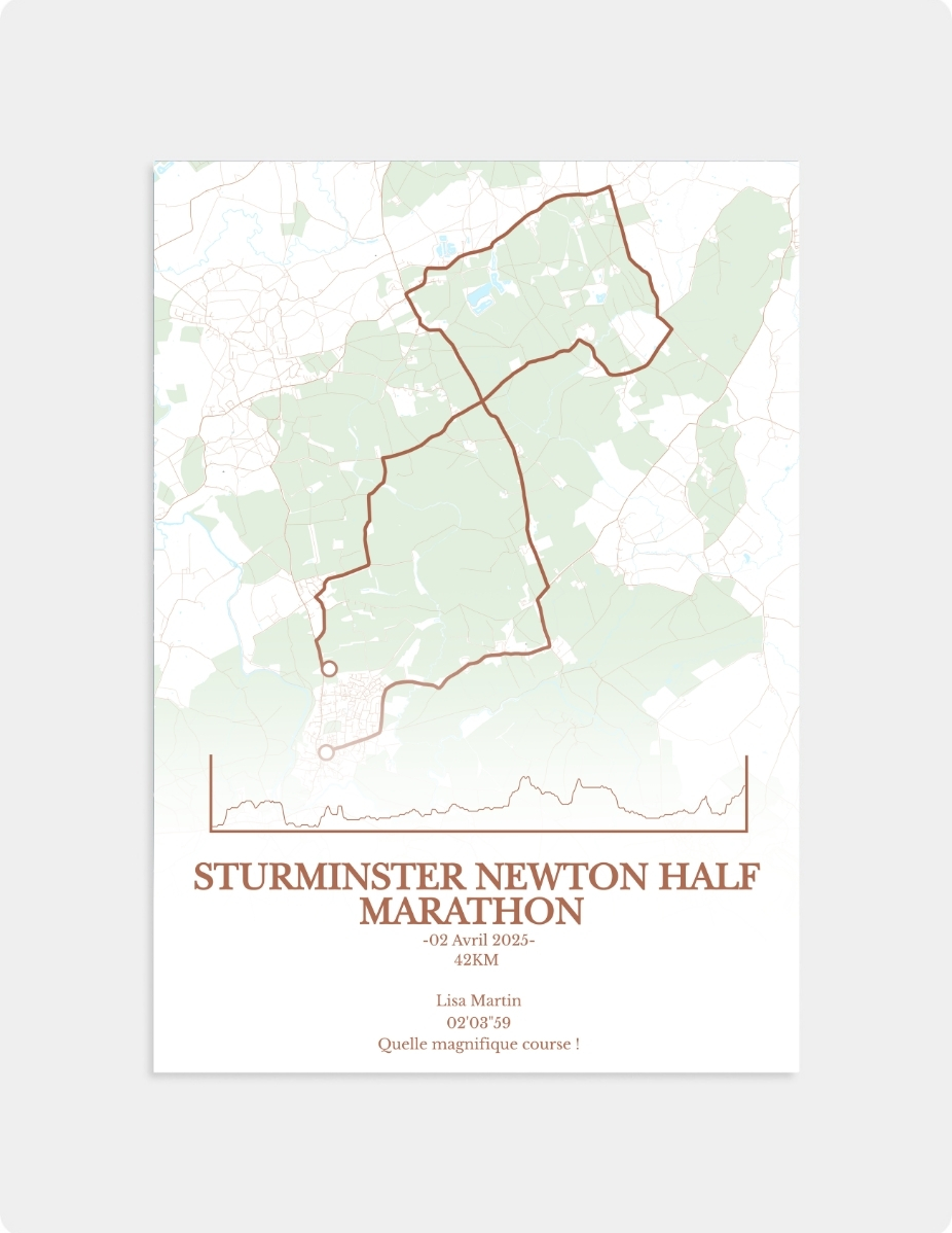 Souvenir exclusif - Sturminster Newton Half Marathon 2023
